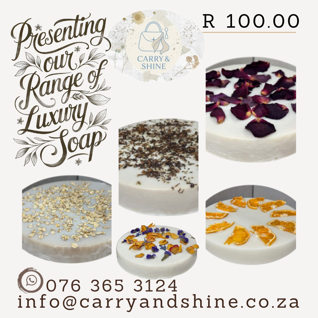 Luxury Soap – Rose Infused Soap – Carry & Shine